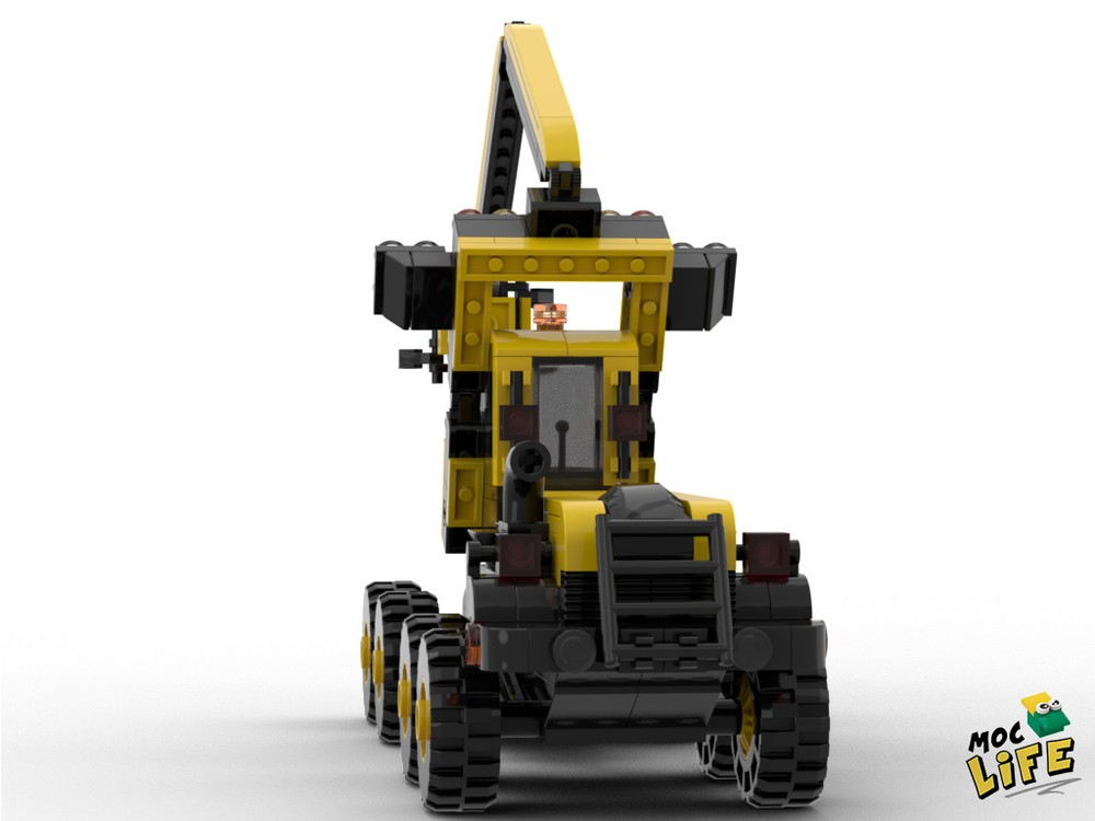 LEGO MOC Ponsse Scorpion King tree harverster by MocLife | Rebrickable ...