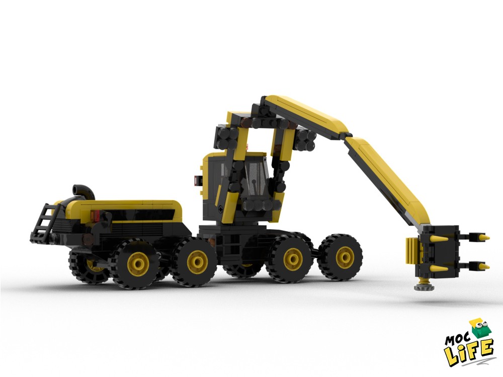 LEGO MOC Ponsse Scorpion King tree harverster by MocLife | Rebrickable ...