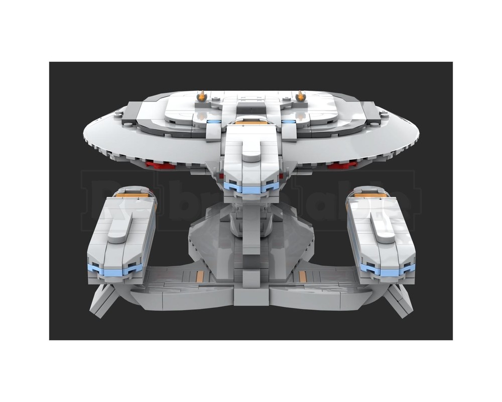 LEGO MOC-236296 USS Enterprise Galaxy-X Dreadnought Midi Scale — Star ...