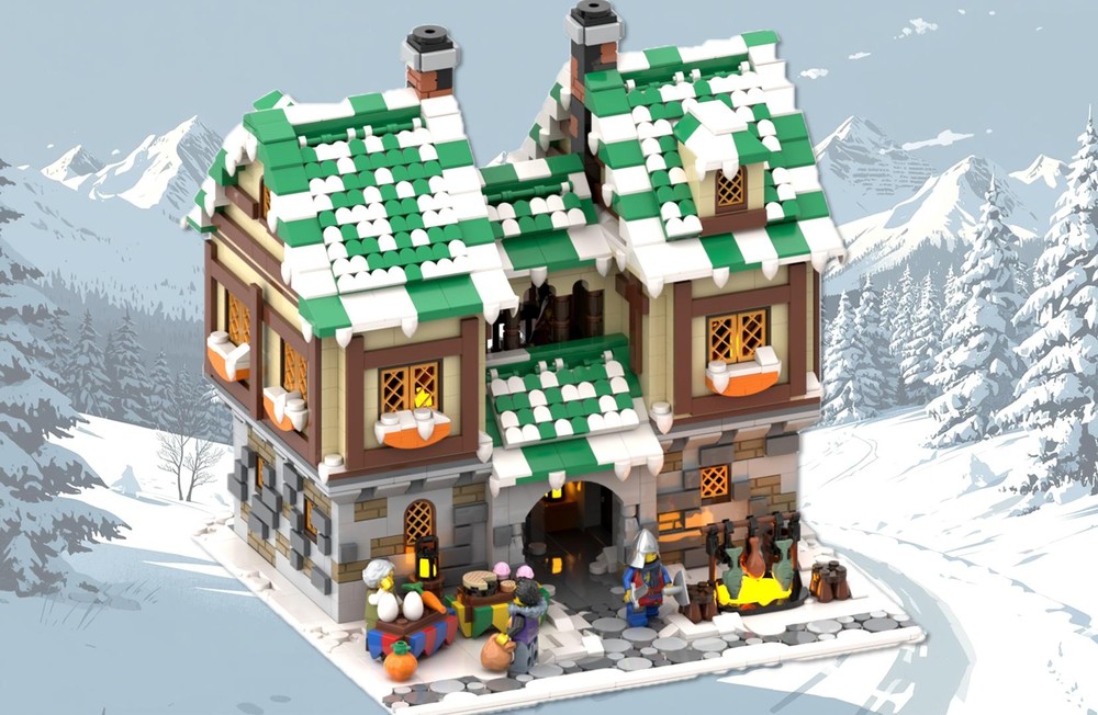 LEGO MOC LEGO® / MOC / Brick Creation - Set 002 - The Merchants' Square ...