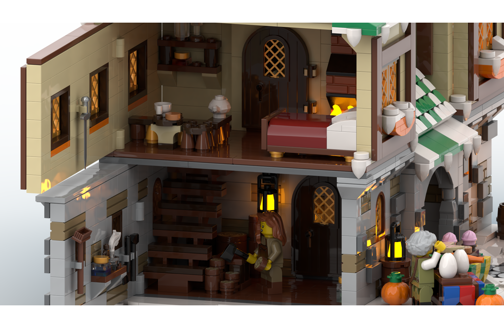 LEGO MOC LEGO® / MOC / Brick Creation - Set 002 - The Merchants' Square ...