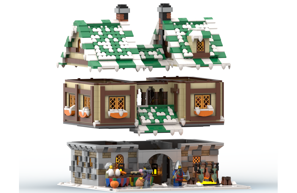 LEGO MOC LEGO® / MOC / Brick Creation - Set 002 - The Merchants' Square ...
