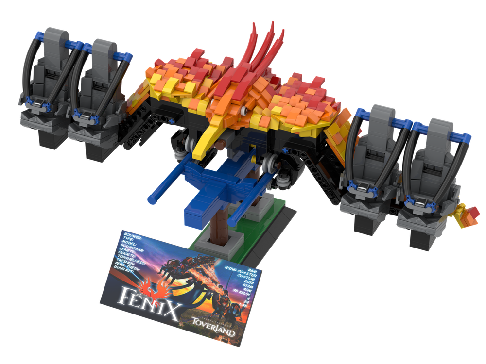 LEGO MOC-236324 FENIX - car (rollercoaster) by Benbrickattractions ...