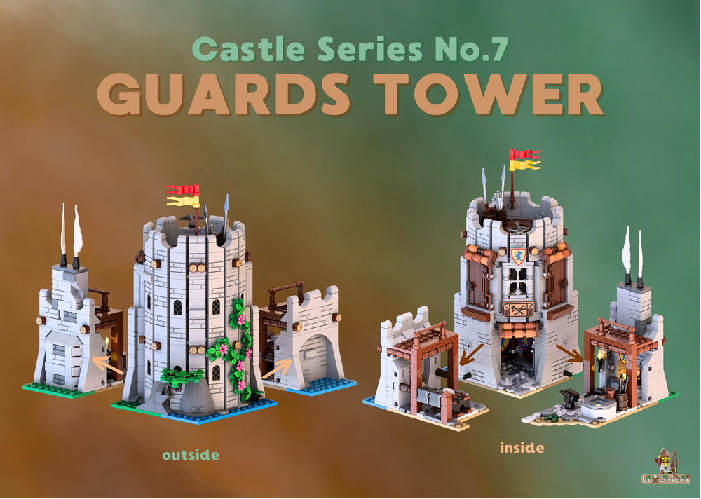 LEGO MOC-236329 Guards Tower (Castle Series No. 7) by lux.bricks ...
