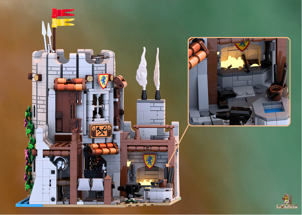 LEGO MOC Guards Tower (Castle Series No. 7) by lux.bricks | Rebrickable ...