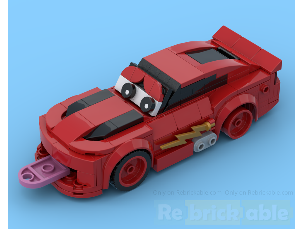 LEGO MOC Red race car by Legoautohaus | Rebrickable - Build with LEGO