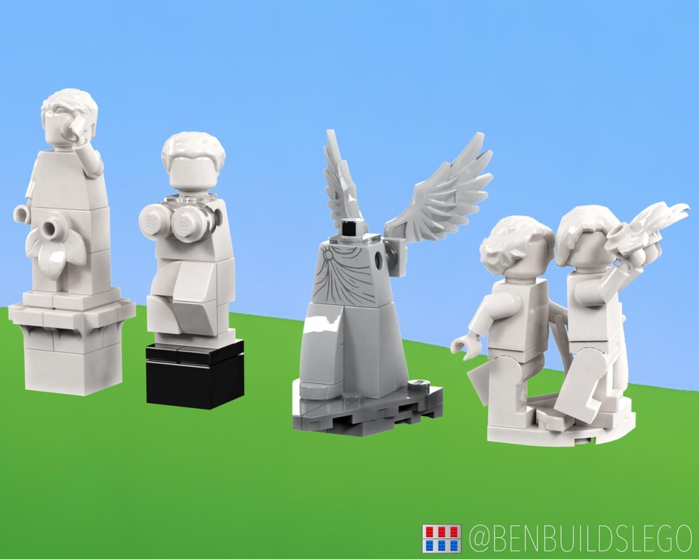LEGO MOC-236385 Minifigure Sculptures by benbuildslego | Rebrickable ...
