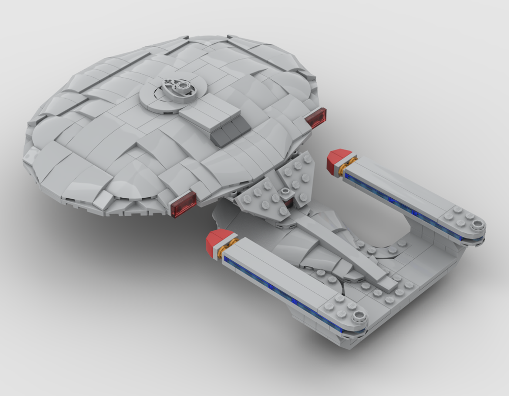 LEGO MOC Midi Scale U.S.S. Enterprise NCC-1701-D Star Trek by ...