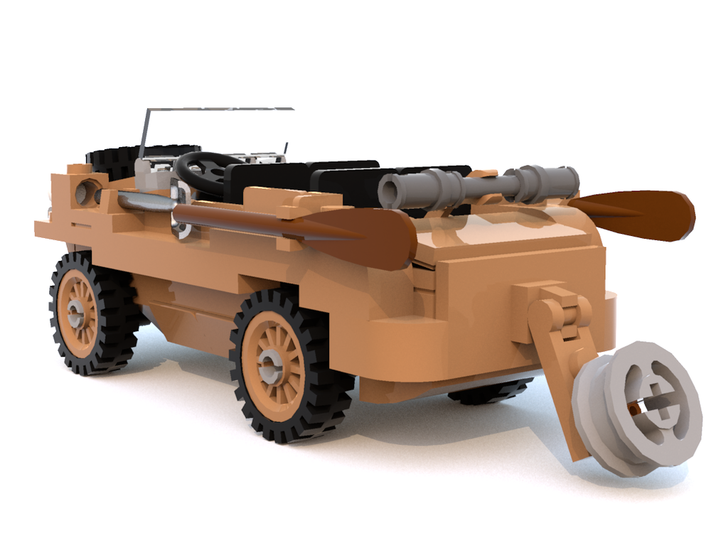 LEGO MOC VW type 166 "Schwimmwagen" by LegoDesigns | Rebrickable ...
