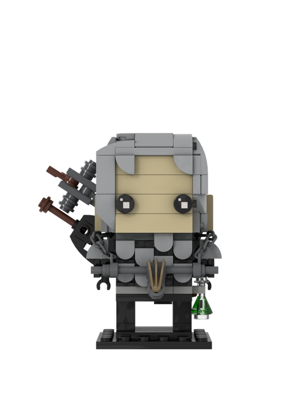 LEGO MOC-236441 Geralt of Rivia The Witcher Brickheadz Custom MOC by ...