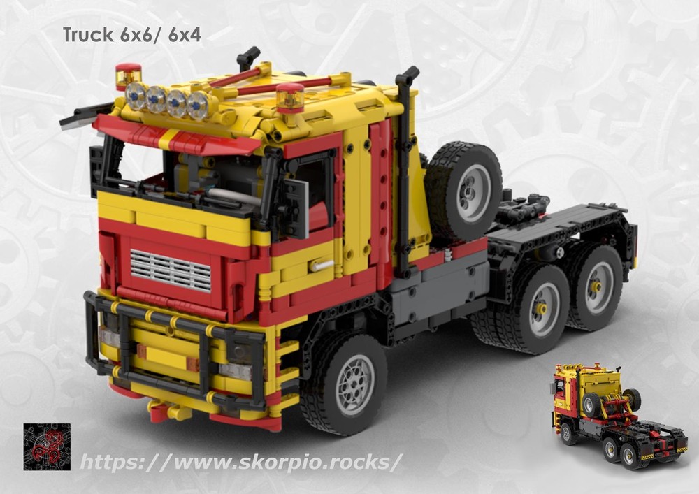 LEGO MOC-236452 Truck 6x6/ 6x4 by Scorpio007 | Rebrickable - Build with ...