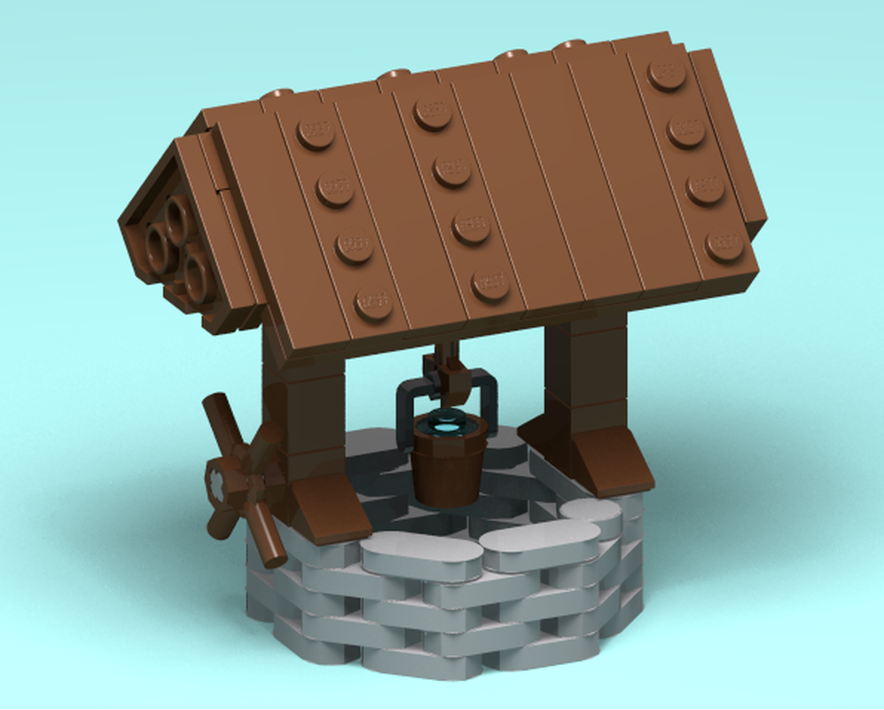 LEGO MOC Medieval Well by CloneFlame102 | Rebrickable - Build with LEGO