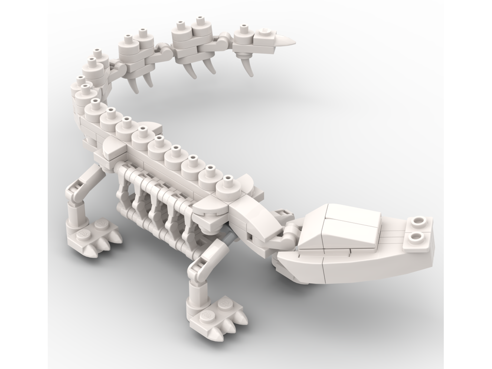 LEGO MOC-236485 Alligator/Deinosuchus Skeleton by CommonDescent ...