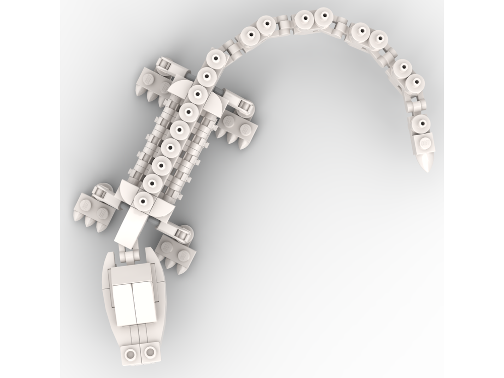 LEGO MOC-236485 Alligator/Deinosuchus Skeleton by CommonDescent ...