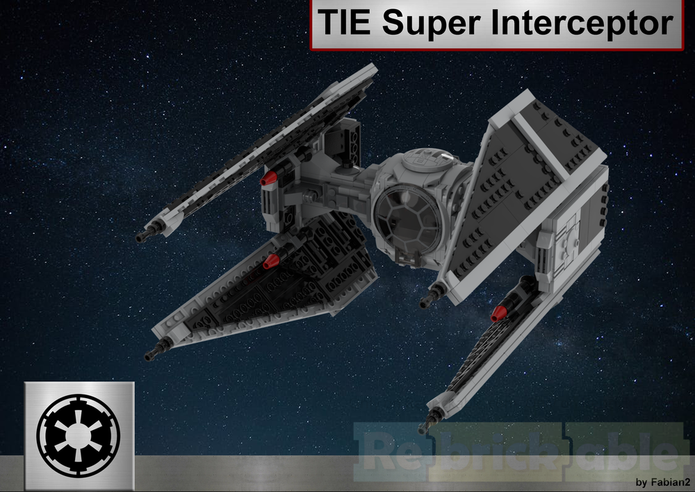 LEGO MOC-236514 Super TIE Interceptor by Fabian2 | Rebrickable - Build ...