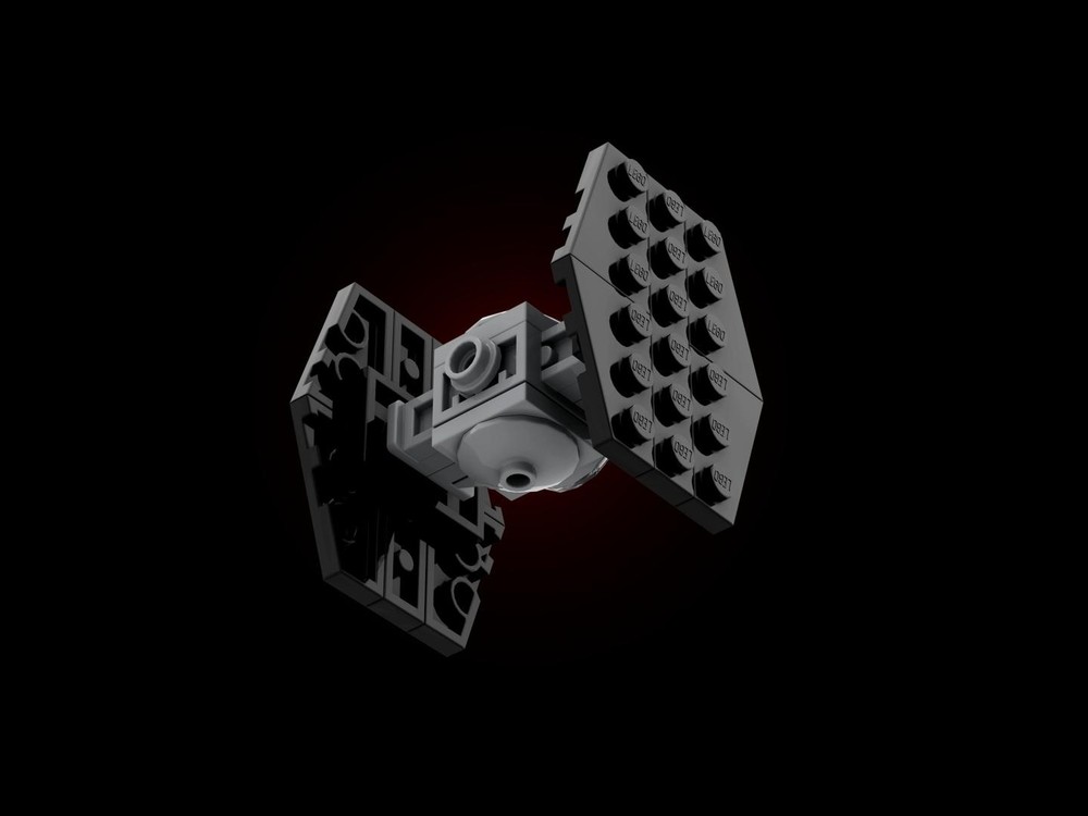 LEGO MOC Micro TIE by VectorStuds | Rebrickable - Build with LEGO