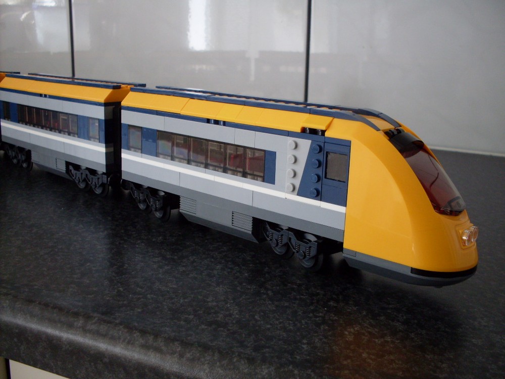 LEGO MOC Passenger Train B-Unit by Lucky-Ramses | Rebrickable - Build ...