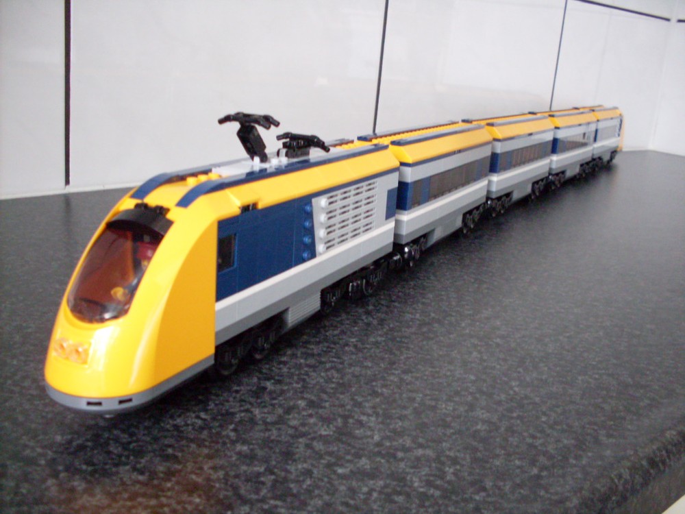 LEGO MOC Passenger Train B-Unit by Lucky-Ramses | Rebrickable - Build ...