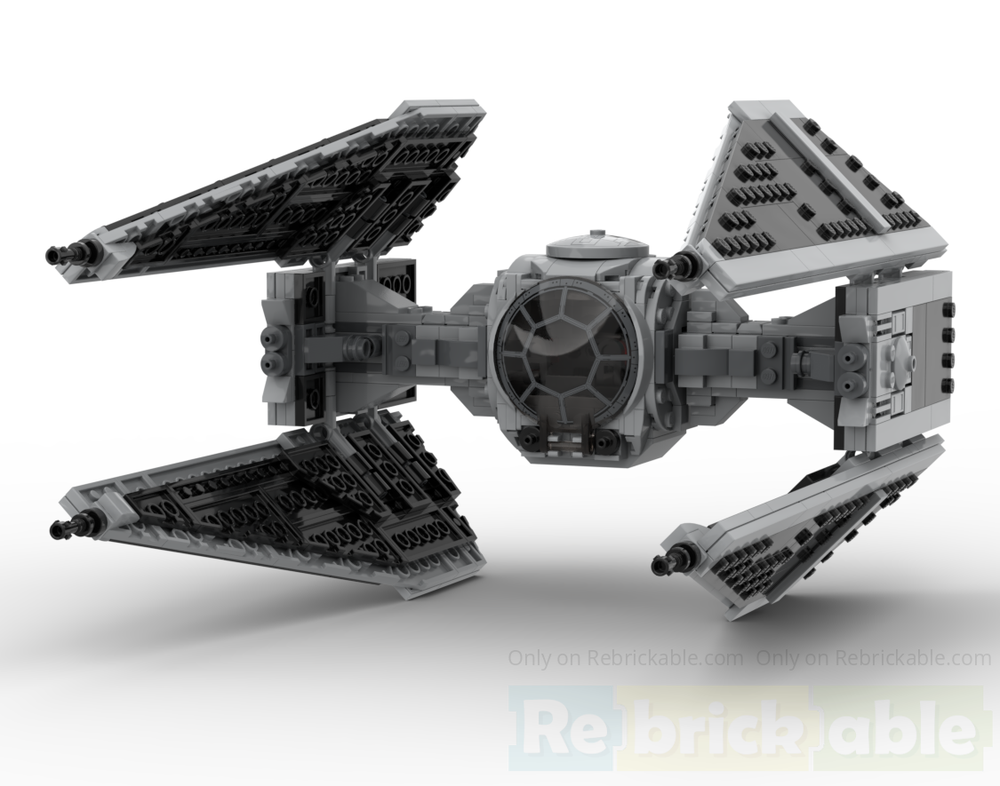 LEGO MOC TIE Interceptor (template) by Fabian2 | Rebrickable - Build ...