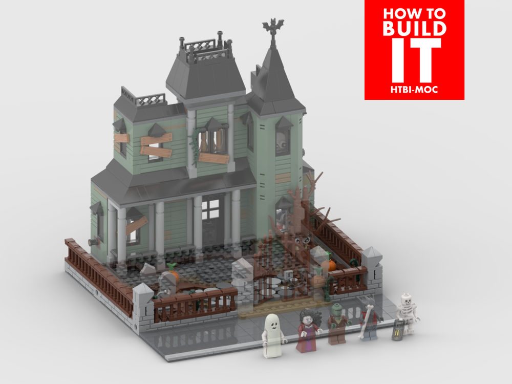 LEGO MOC Modular display for set 31167 - Haunted Mansion (Open mode) by ...