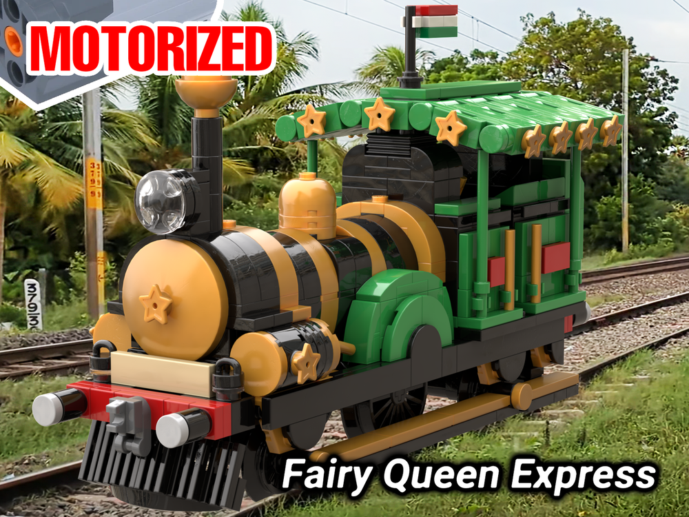 LEGO MOC Fairy Queen Express [MOTORIZED] by Spectrumnist | Rebrickable ...