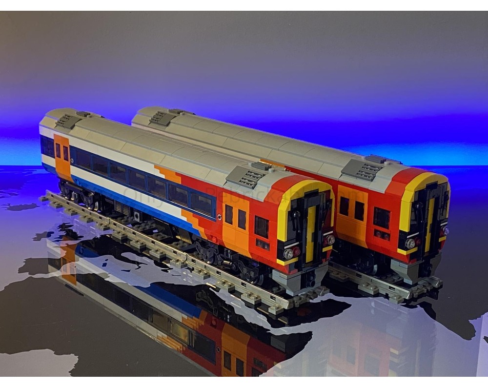 LEGO MOC-236556 Class 158 DMU SWT by JRFreight | Rebrickable - Build ...