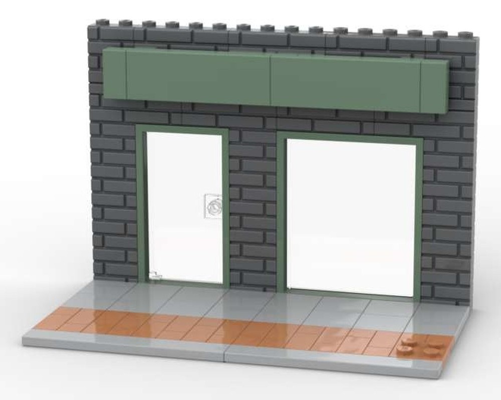 LEGO MOC Simple storefront and sidewalk by secondmessybrick ...
