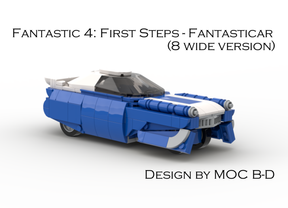 LEGO MOC-236569 Fantastic 4: First Steps - The Fantasticar (8 wide ...