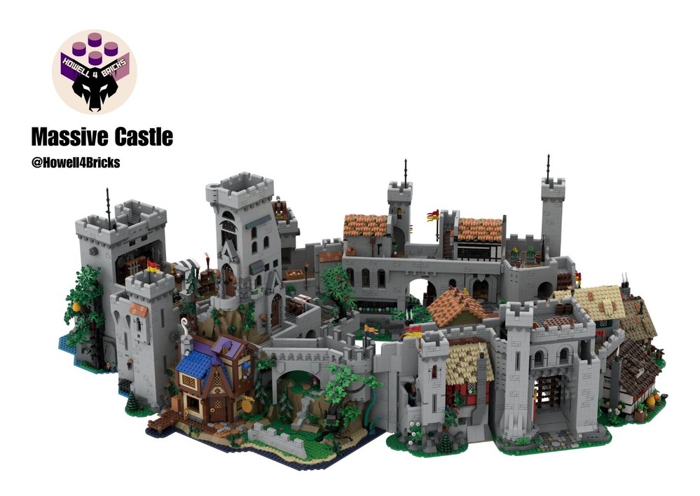 LEGO MOC-236573 Massive Castle Full Set of Instructions (all MOCS) by ...