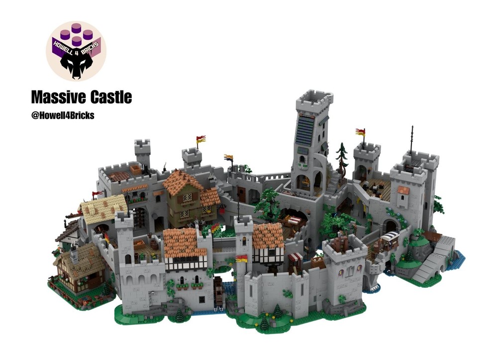 LEGO MOC-236573 Massive Castle Full Set of Instructions (all MOCS) by ...