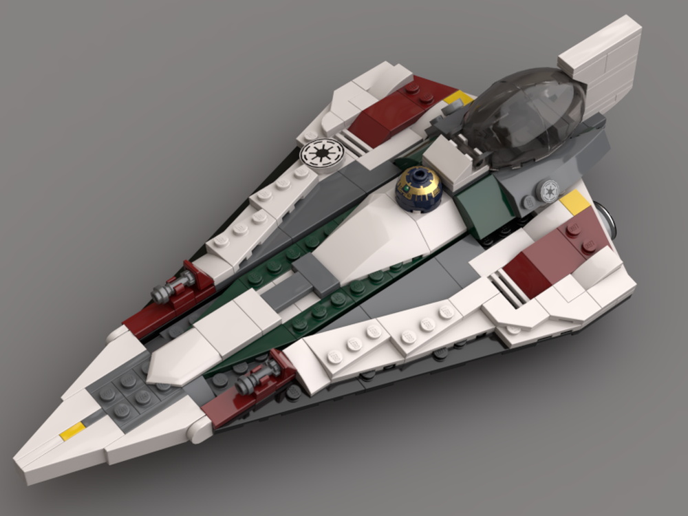 LEGO MOC Mace Windu's Delta 7B Starfighter by starwarcam | Rebrickable ...