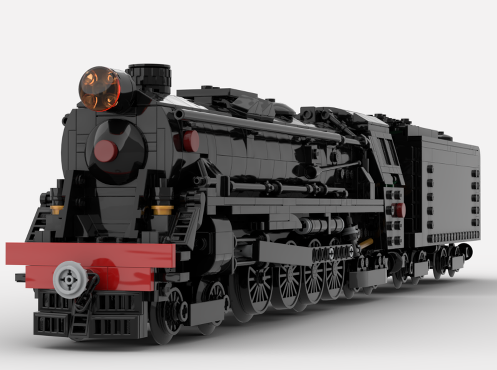 LEGO MOC NZR KA class steam engine by titanman1_1 | Rebrickable - Build ...
