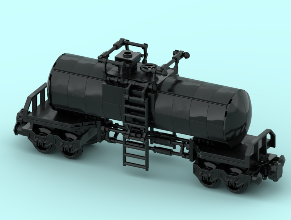 LEGO MOC-236597 Tanker Train Car V2 by CloneFlame102 | Rebrickable ...