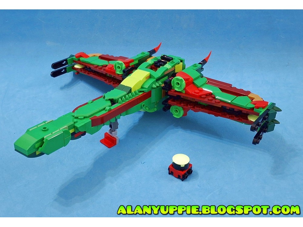 LEGO MOC Xwing Starfighter built using set 31161 Medieval Dragon by ...