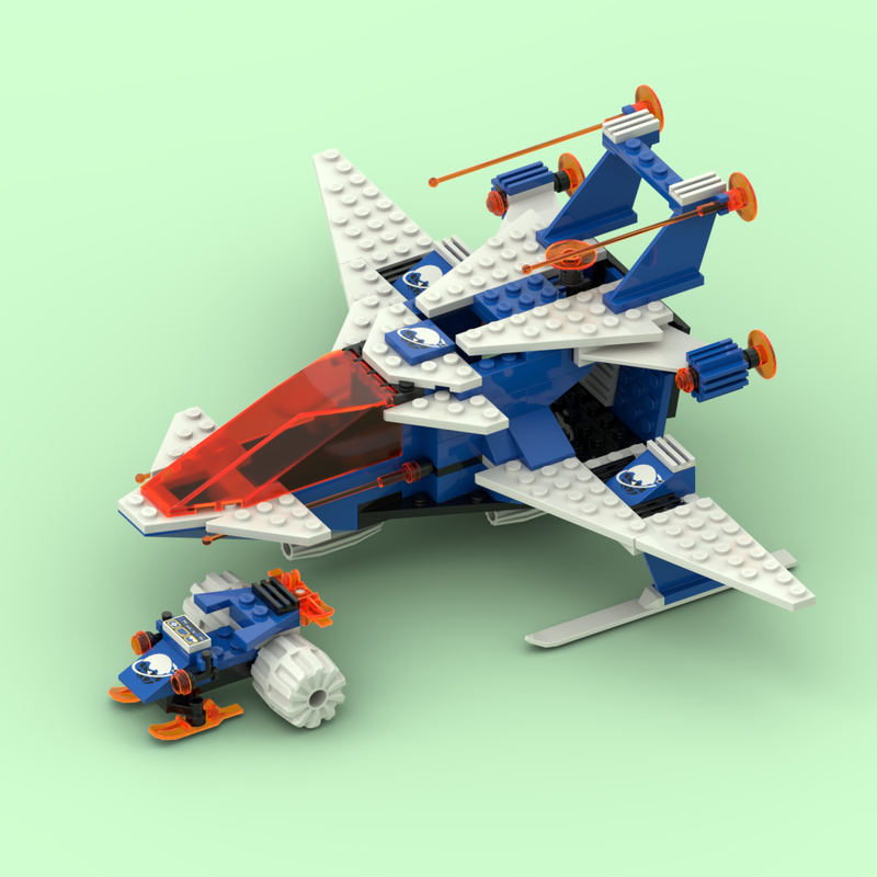LEGO MOC-236656 Frost Fighter by 90s_lego_space | Rebrickable - Build ...