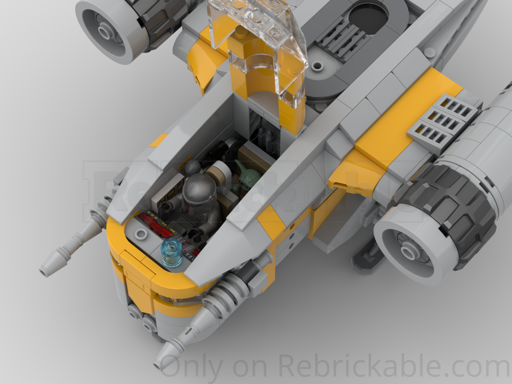 LEGO MOC-236657 MIDI-Scale Mando and Grogu Razor-Crest by aachthor ...