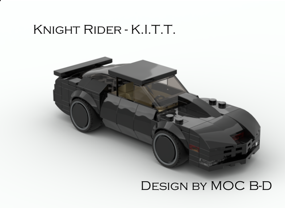 LEGO MOC Knight Rider - K.I.T.T. by MOC B-D | Rebrickable - Build with LEGO