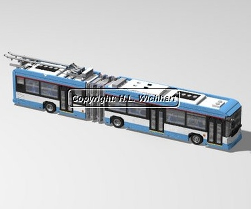 LEGO MOC HESS Swiss Trolley Arnhem by henriwichhart | Rebrickable ...