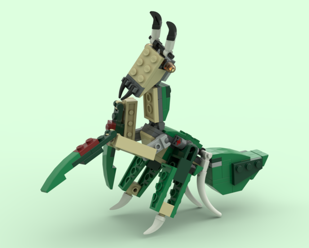 LEGO MOC Praying mantis (31058) by B0N3SC4Rbuilds | Rebrickable - Build ...