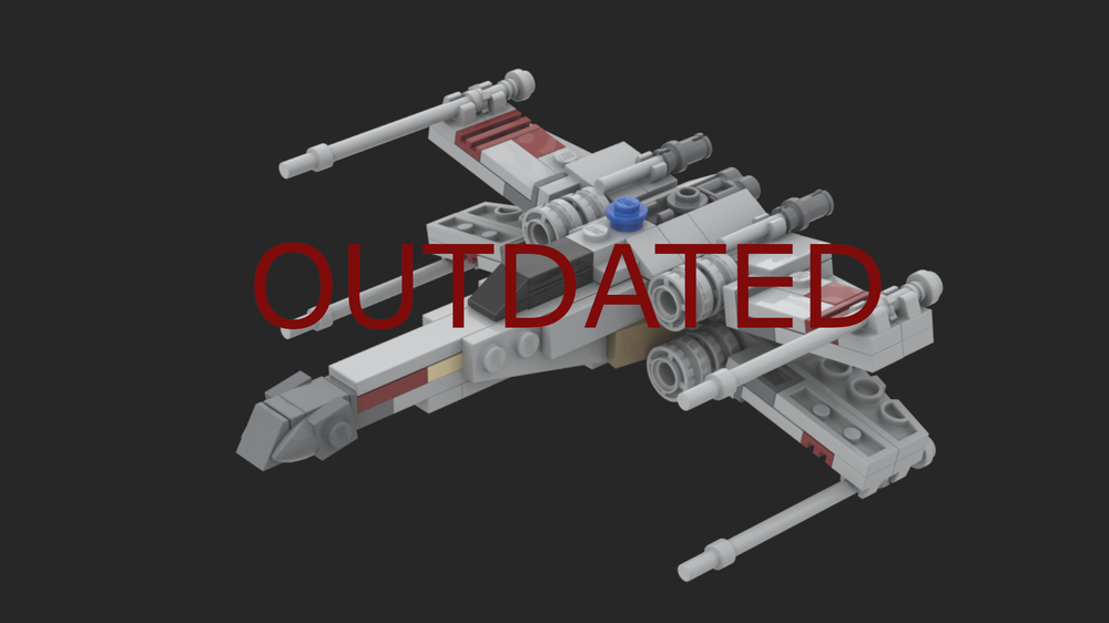 LEGO MOC-23672 [OUTDATED] Midi-Scale X Wing by Cpt.Ammogeddon ...