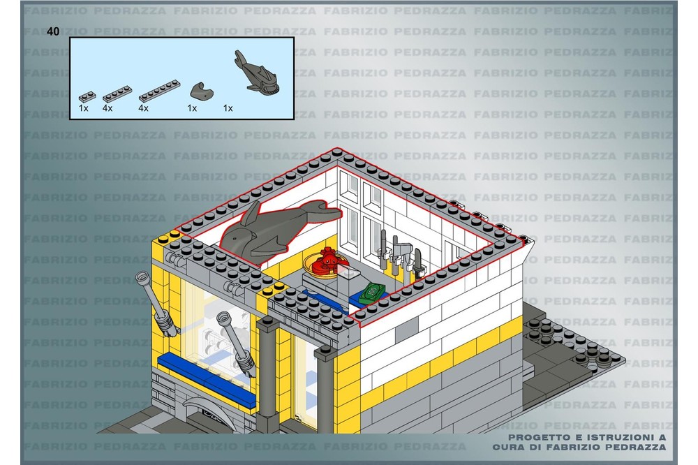 LEGO MOC Blue Marlin Fish Shop by BrickFab Creations | Rebrickable ...