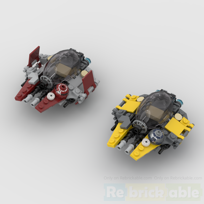 LEGO MOC Eta 2 Actis Interceptor (mini) by Yunoh | Rebrickable - Build ...