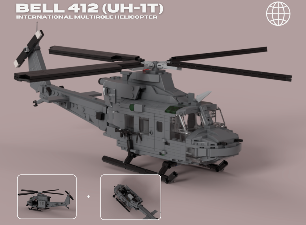 LEGO MOC-236742 Bell 412 | International Multirole Helicopter by ...