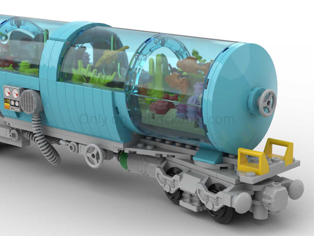 LEGO MOC-236748 Aquarium Tank Train Wagon by Samoo33 | Rebrickable ...