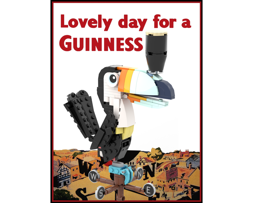 LEGO MOC Guinness Toucan by Vatush | Rebrickable - Build with LEGO