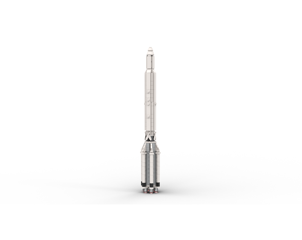 LEGO MOC-236792 Proton-M Soviet heavy rocket - 1:220 scale model by ...