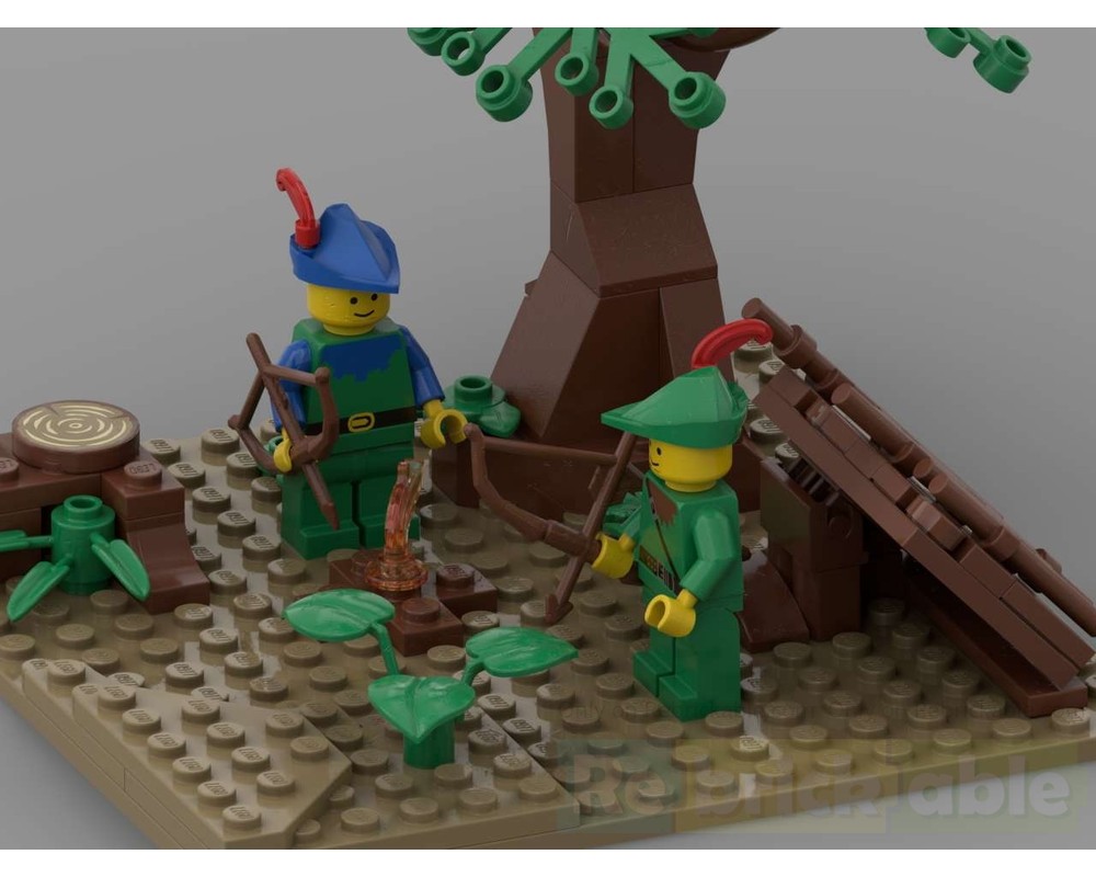 LEGO MOC Forestman Campfire: Medieval Module 1 by BrickClones ...