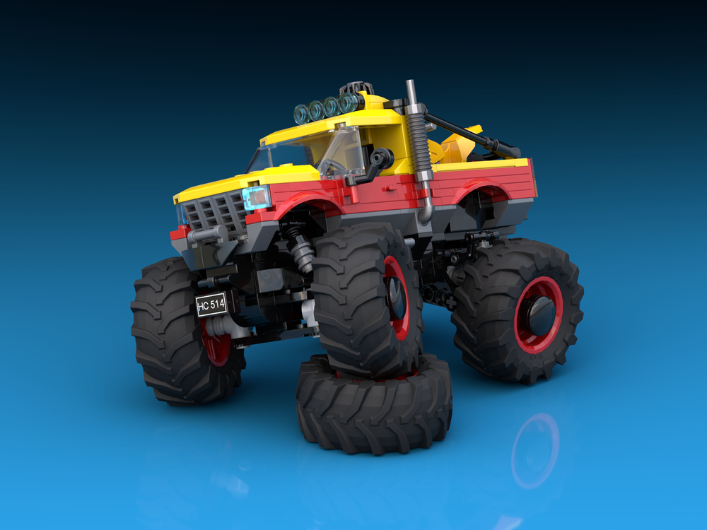 LEGO MOC-236813 Monster Truck by DoYaSeeMe | Rebrickable - Build with LEGO