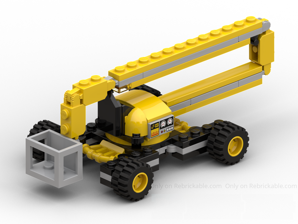 LEGO MOC Mobile Elevated Work Platform by LeFisch | Rebrickable - Build ...