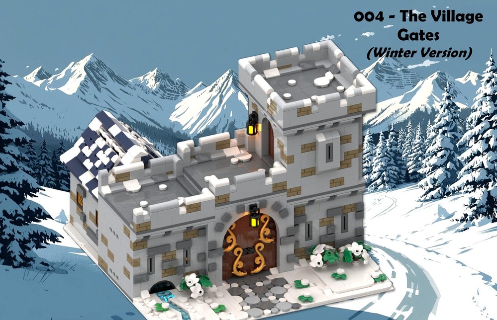 LEGO MOC LEGO® / MOC / Brick Creation - Set 004 - The Village Gates ...